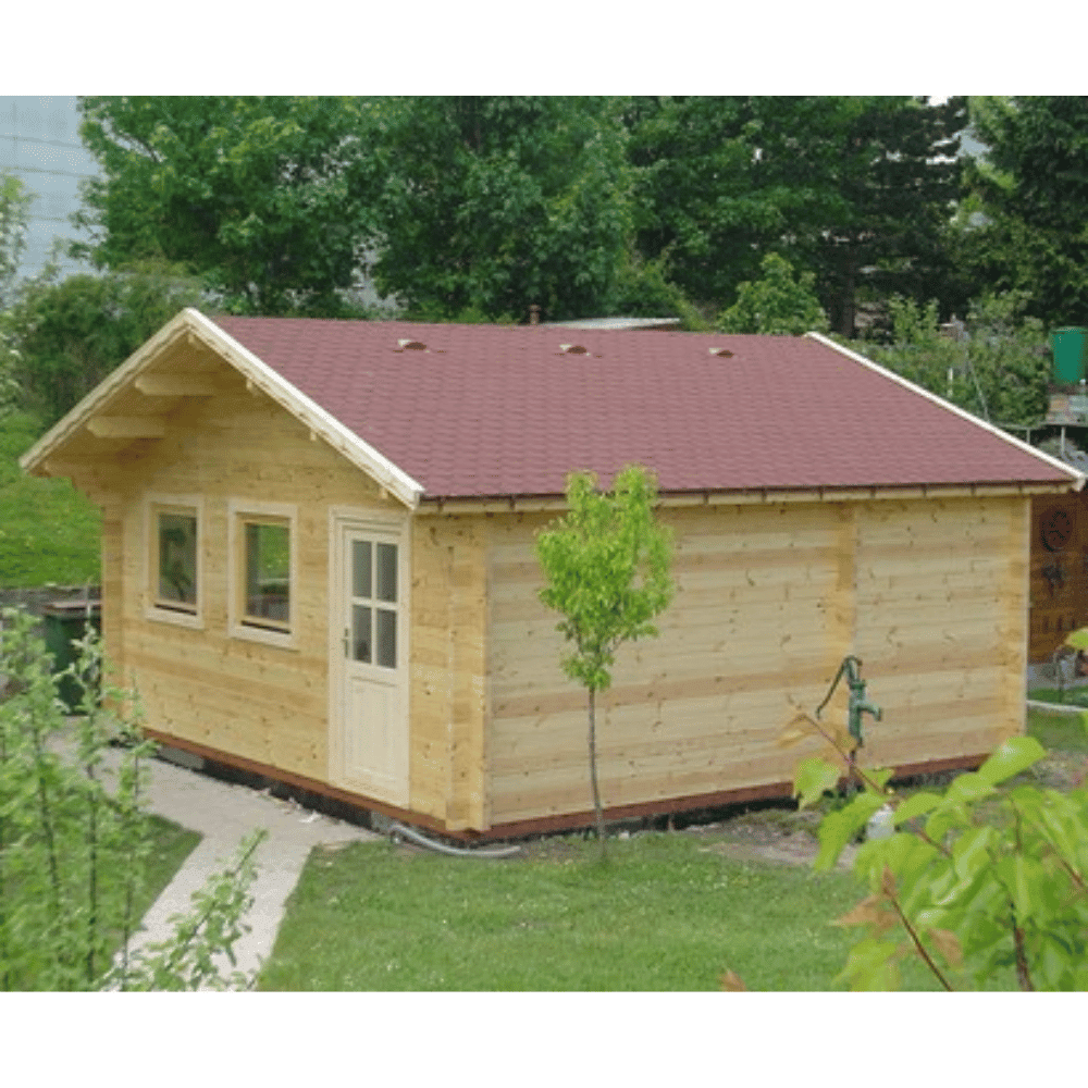 Gartenhaus Graz Satteldach 570x570 44mm